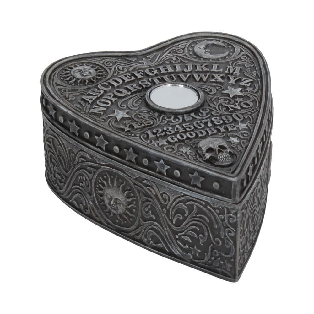 Ouija Spirit Board Heart Shape Planchette Trinket Box | Magic Shops in ...