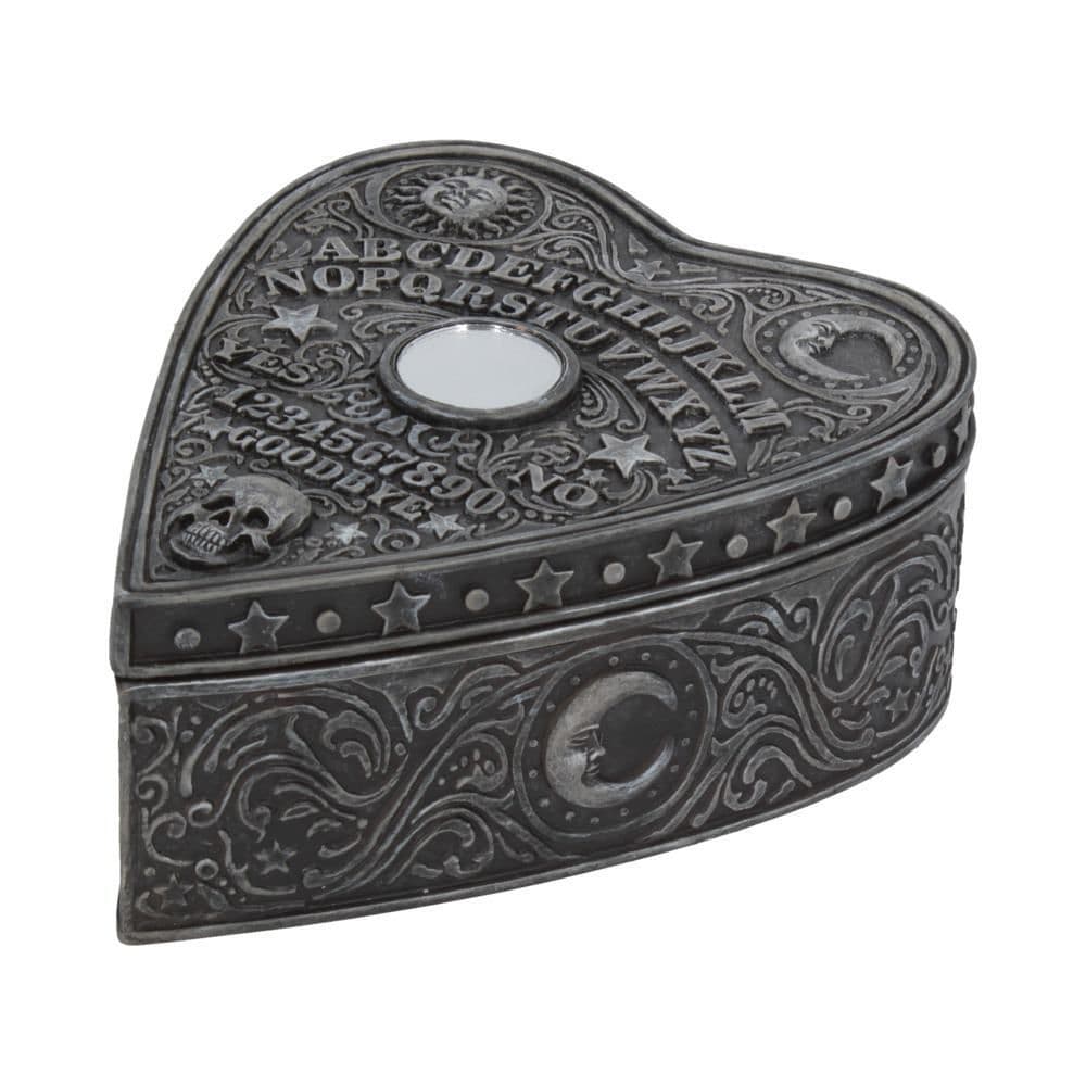 Ouija Spirit Board Heart Shape Planchette Trinket Box | Magic Shops in ...