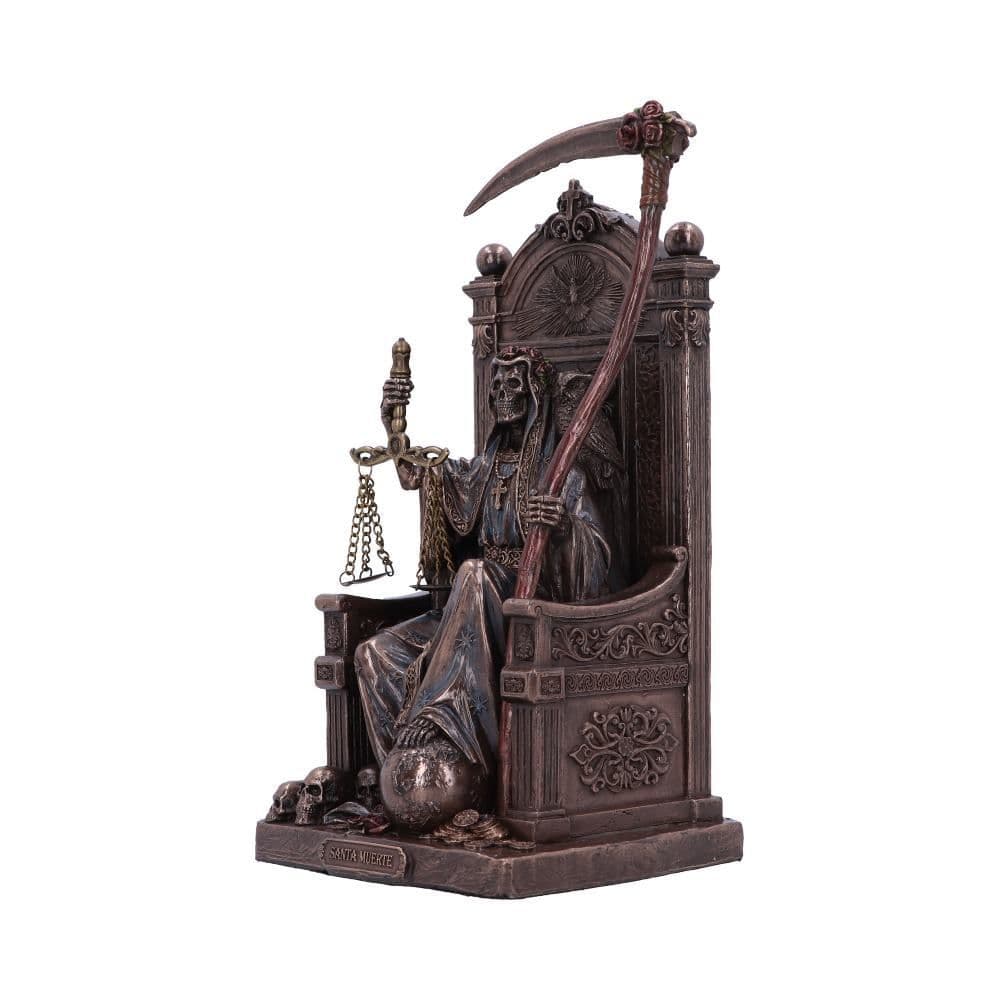 Santa Muerte s Mexican Reaper Throne Figurine
