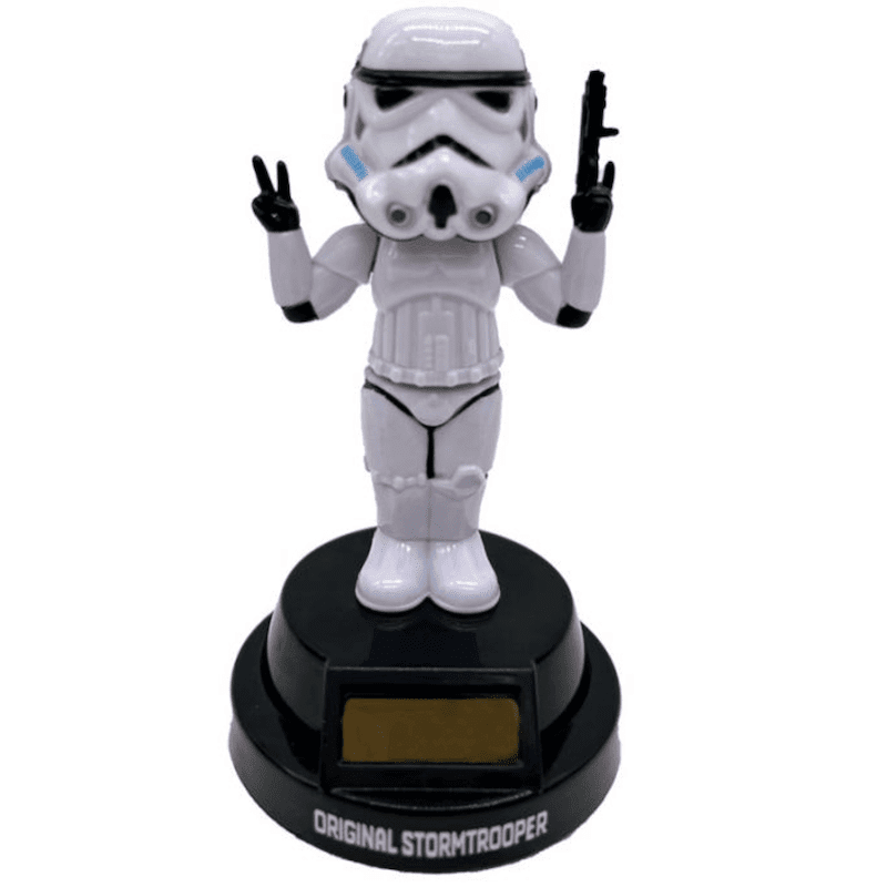 Peace Stormtrooper Solar Powered Novelty Figure | Star Wars Collectible ...