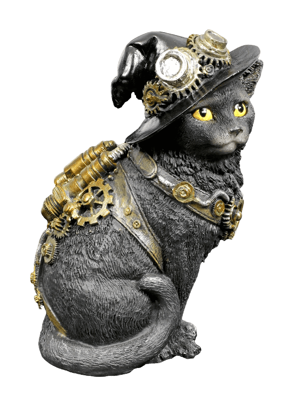 Steampunk Clockwork Kitty Cat Sculpture | Nemesis Now Steampunk ...