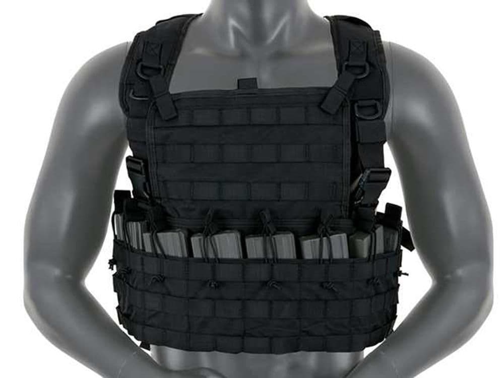8 Fields Rifleman Molle Chest Rig Harness Black