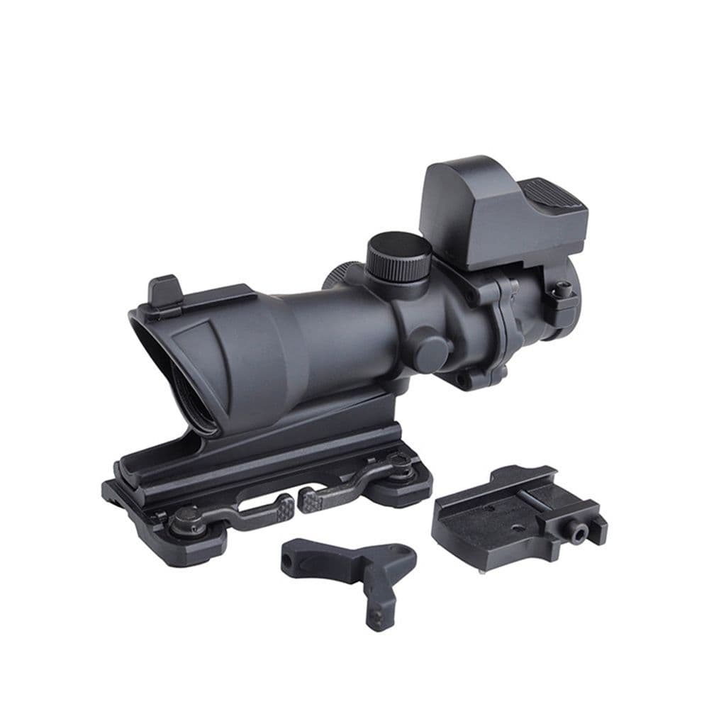 Aim-O ACOG 4 32 Scope QD Airsoft Mini Red Dot Gun Rifle Optic