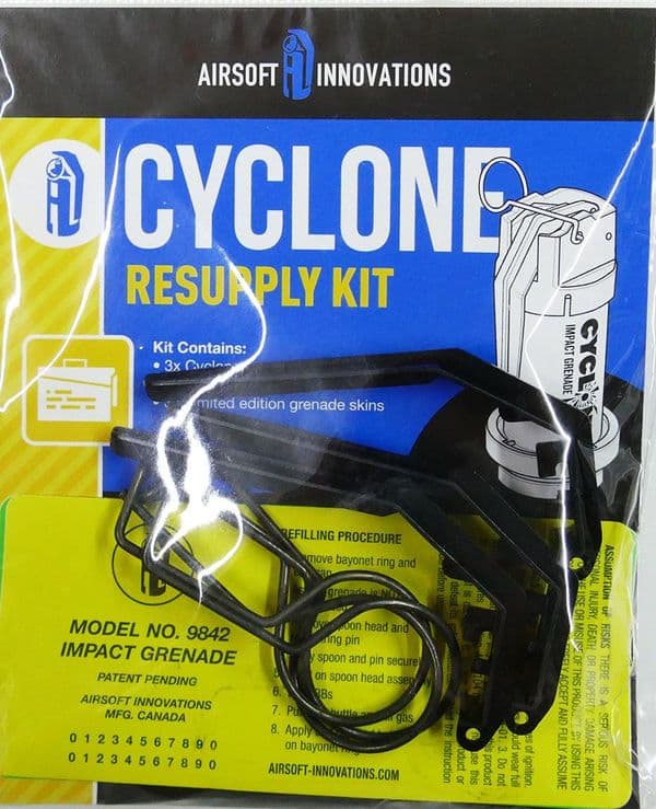 Airsoft Innovations Cyclone Impact Grenade Spare Pins Spoons And ...