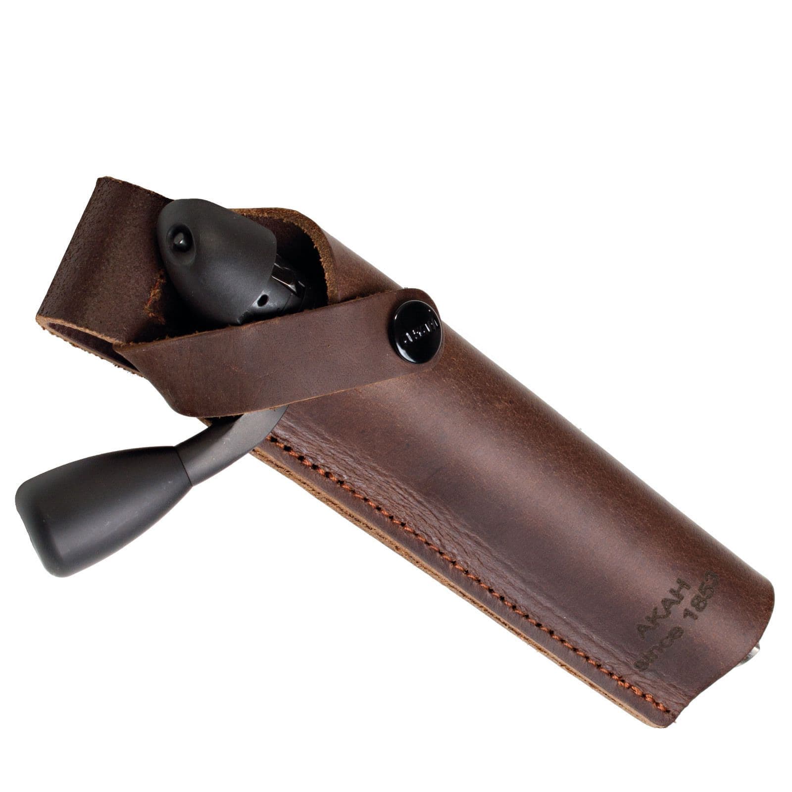 AKAH Rifle Bolt Pouch Leather Brown Durable 230mm
