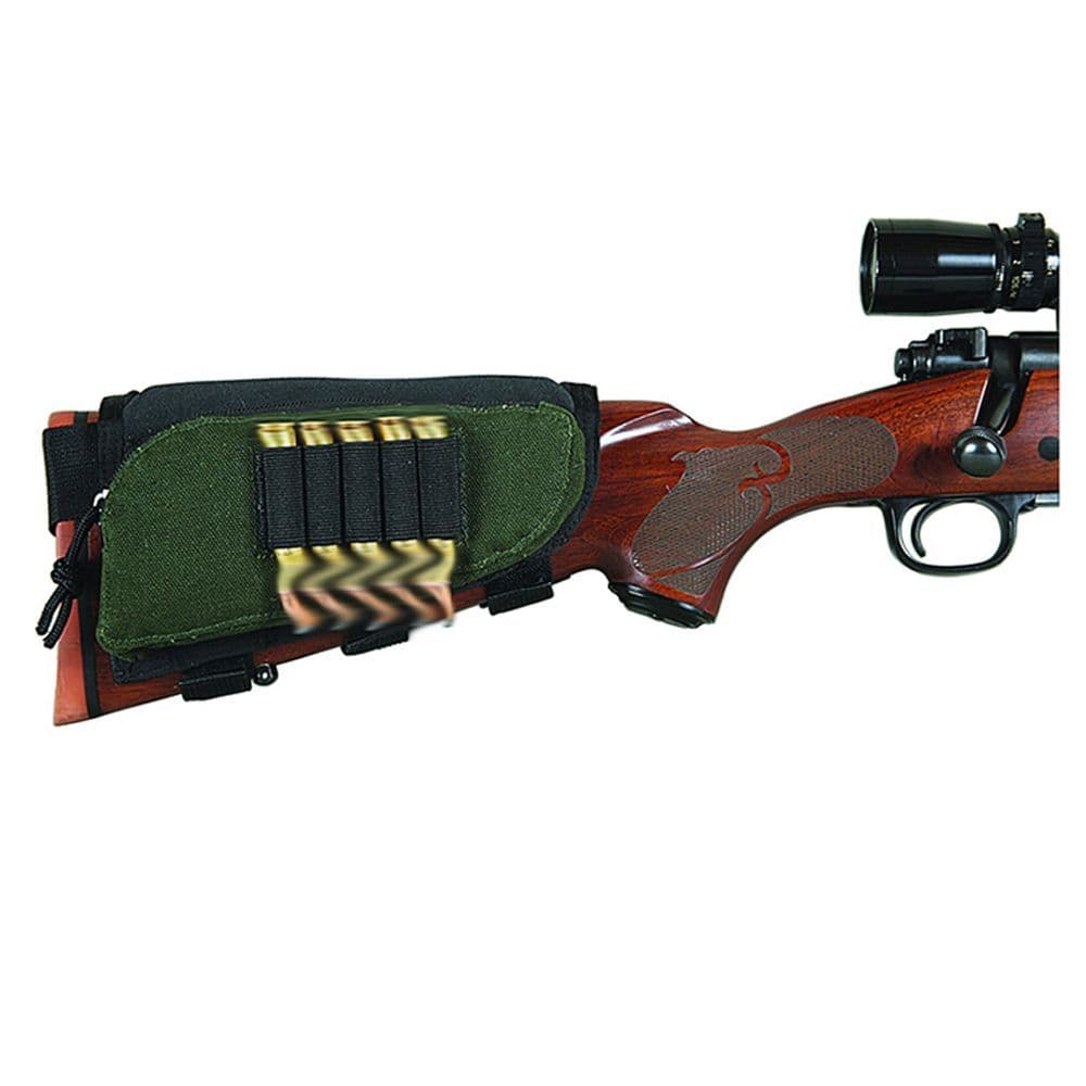Allen Rifle Adjustable Stock Pouch Cartridge Holder Deer Stalking Range ...