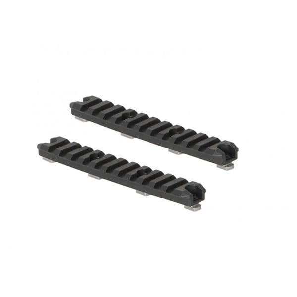 Ares Amoeba Airsoft 5" M-Lok Key Rail Set System 2pcs ABS Black AM-ML-R-006