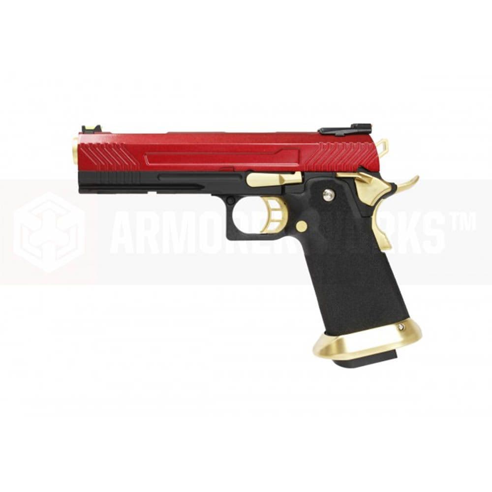 Armorer Works Custom Hi Capa Hx1104 Gbb Airsoft Pistol Red Slide