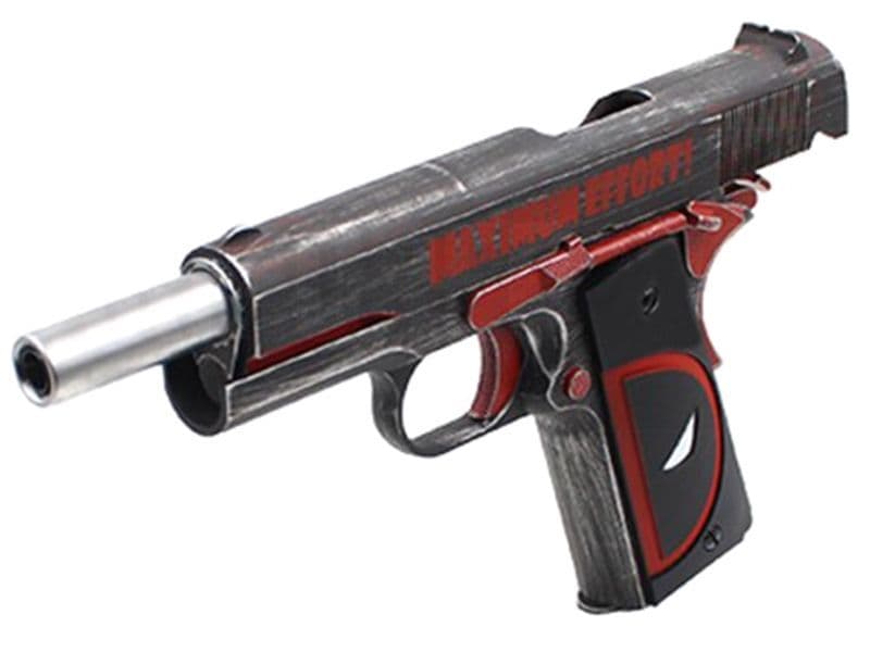 Armorer Works Custom "Molon Labe Deadpool" 1911 Gas Blowback Pistol NE2201