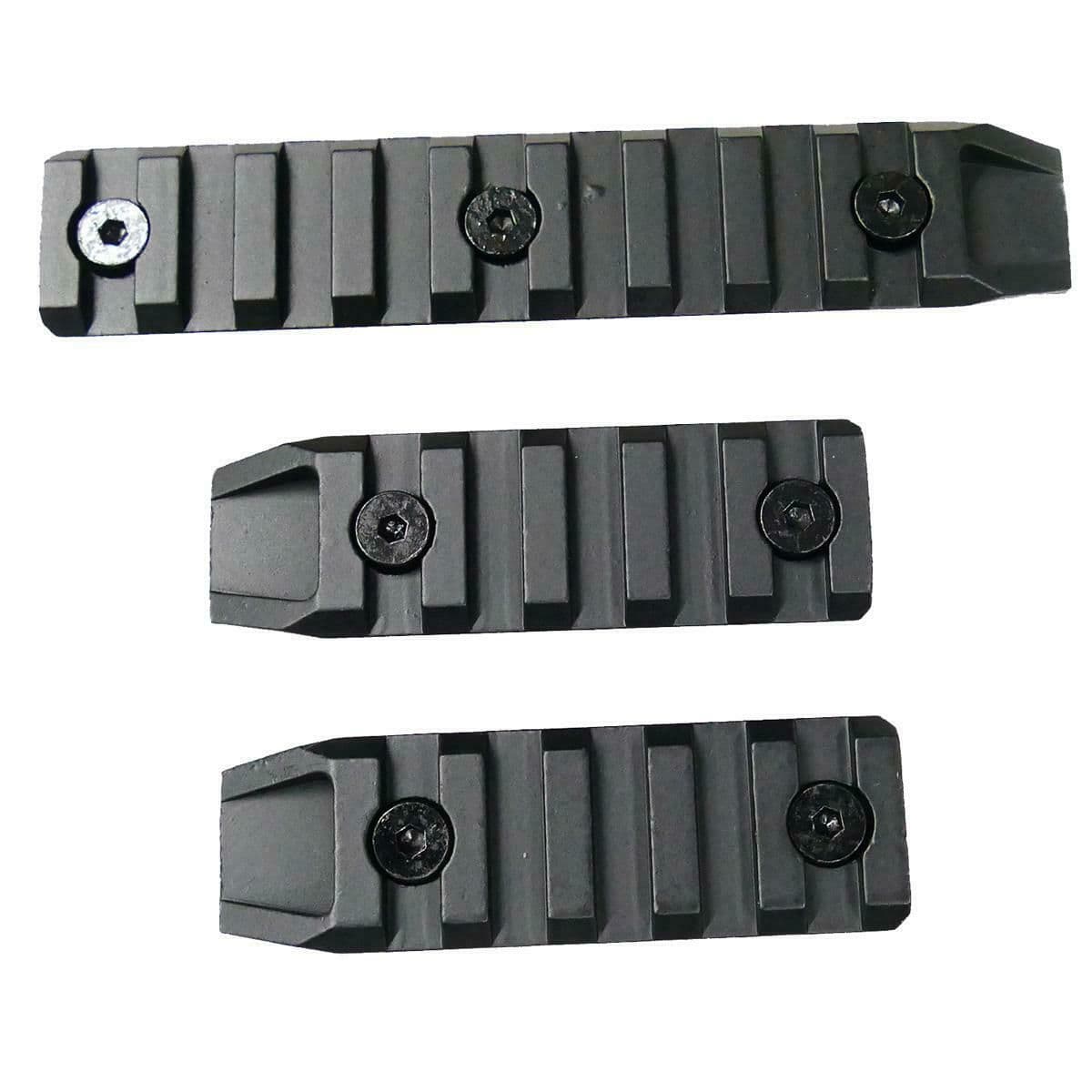 ASG Keymod Key Rail Set 3 Piece Metal Black