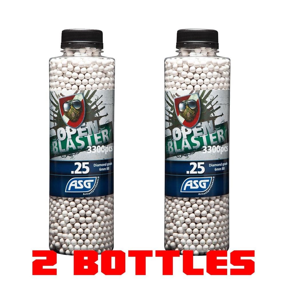 ASG Open Blaster 0 25g BIO BB s 3300 x 2 Bottles