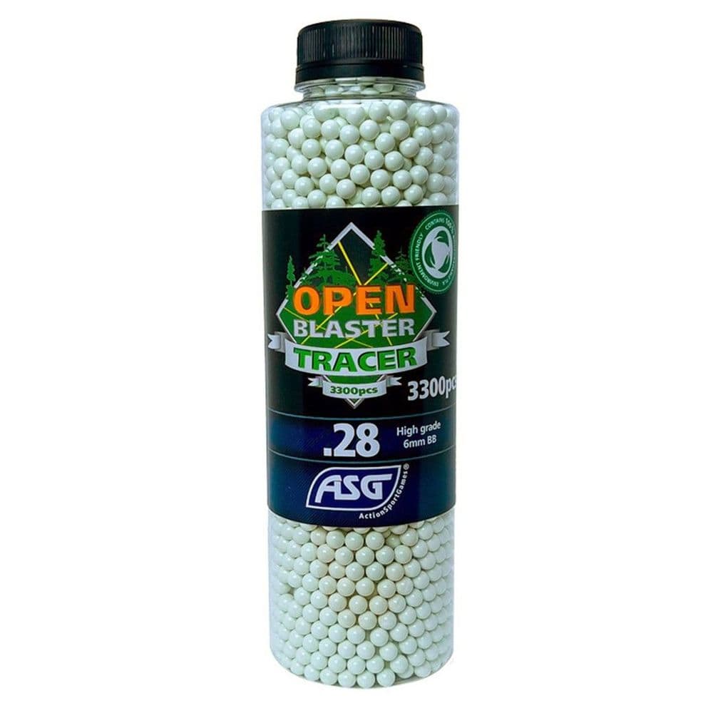ASG OPEN Blaster Tracer 0 28g BB 3300 Bottle Green