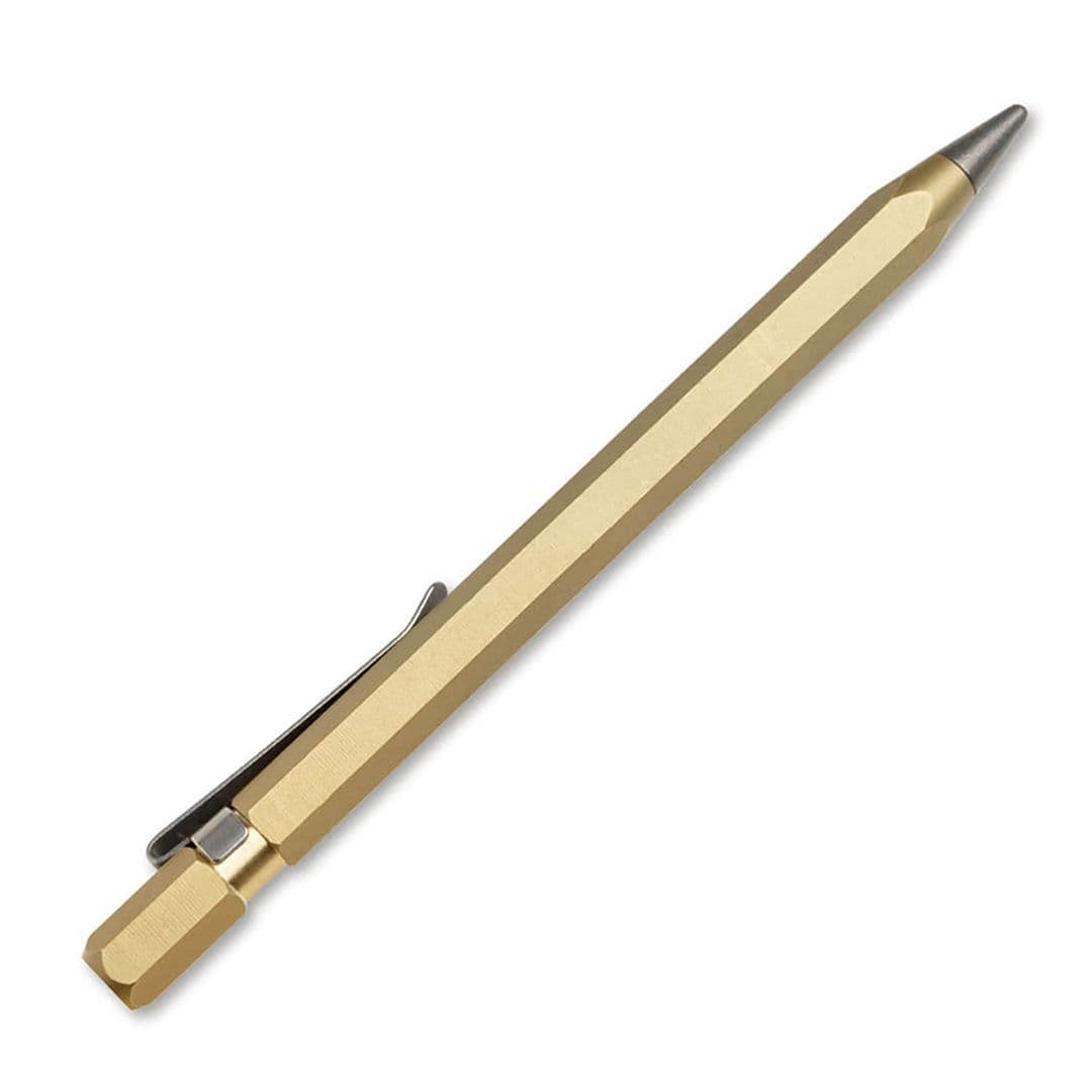 Boker Plus Redox Pen Brass Ethergraf Tip Writing