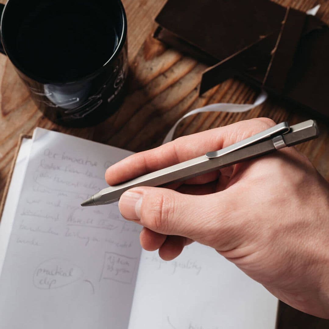 Boker Plus Redox Pen Grey Ethergraf Tip Writing