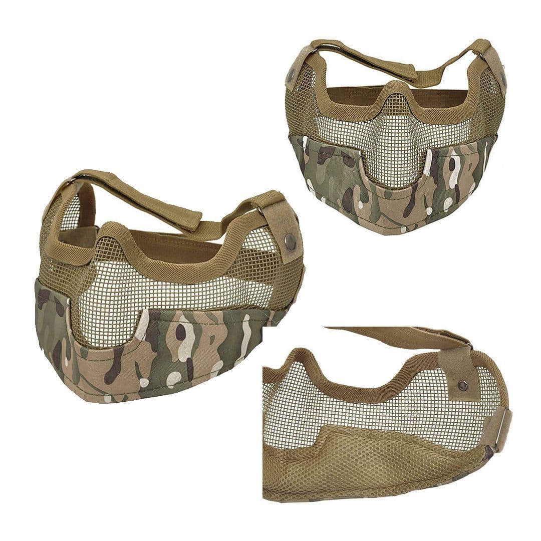 Cobra V2 Face Mesh Mask with Ear Protection ATP Camo