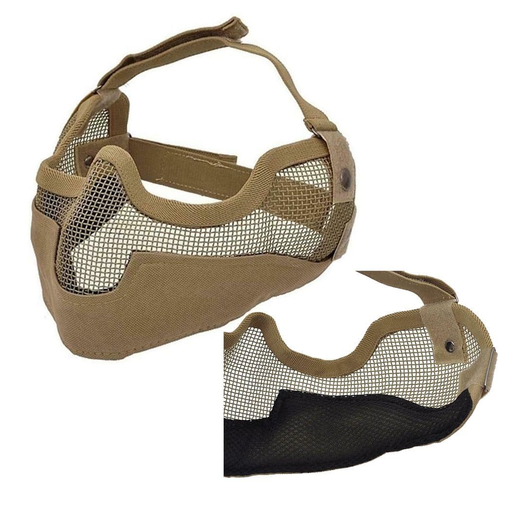 Cobra V2 Face Mesh Mask with Ear Protection Coyote