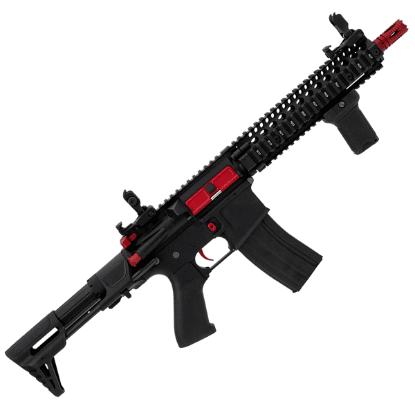 Cybergun Colt Sierra M4 PDW Airsoft Rifle Red