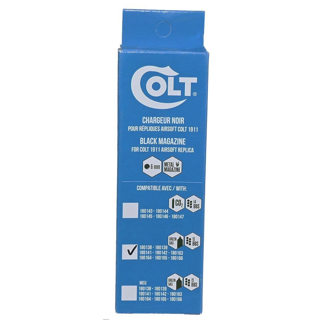 Cybergun SRC Airsoft Magazine Colt 1911 15 rd Green Gas Black 6mm bb s