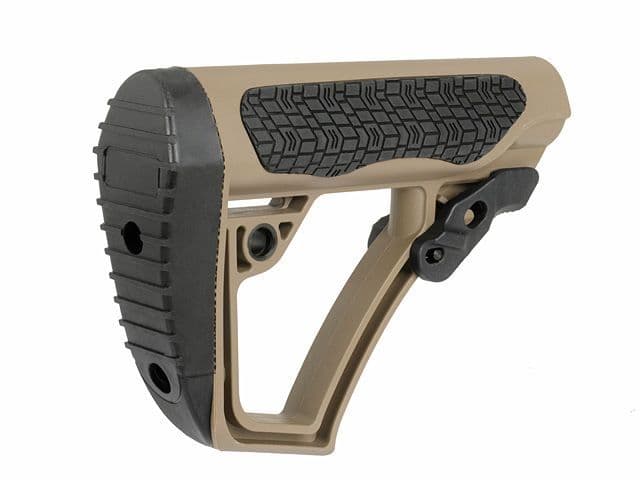 Double Bell Ergo AR15 / M4 Clubfoot Rifle Stock Tan