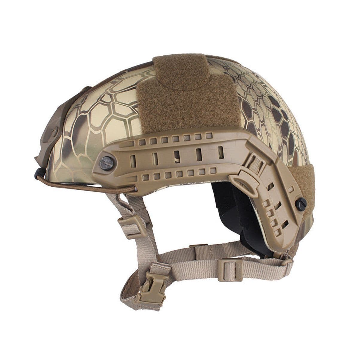 Emerson Airsoft MH Adjustable Fast Helmet Highlander Camo