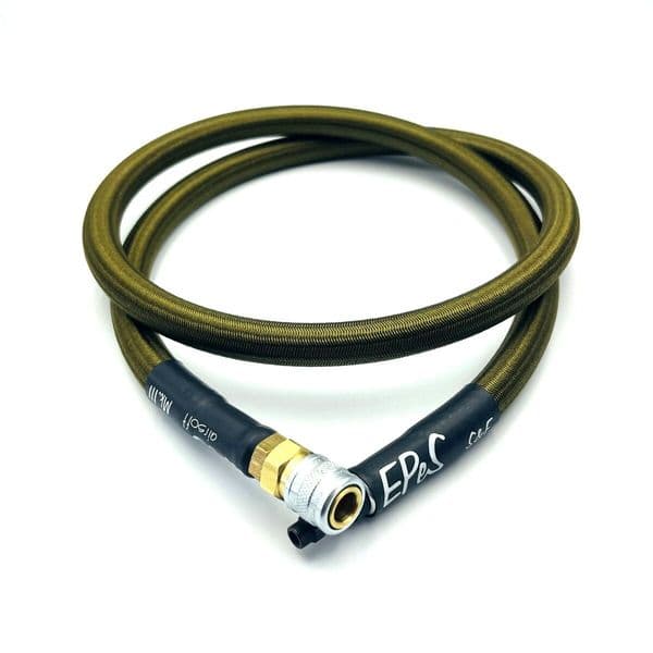 EPeS Airsoft Premium HPA Soft & Flexible Line Hose With Coupler Green