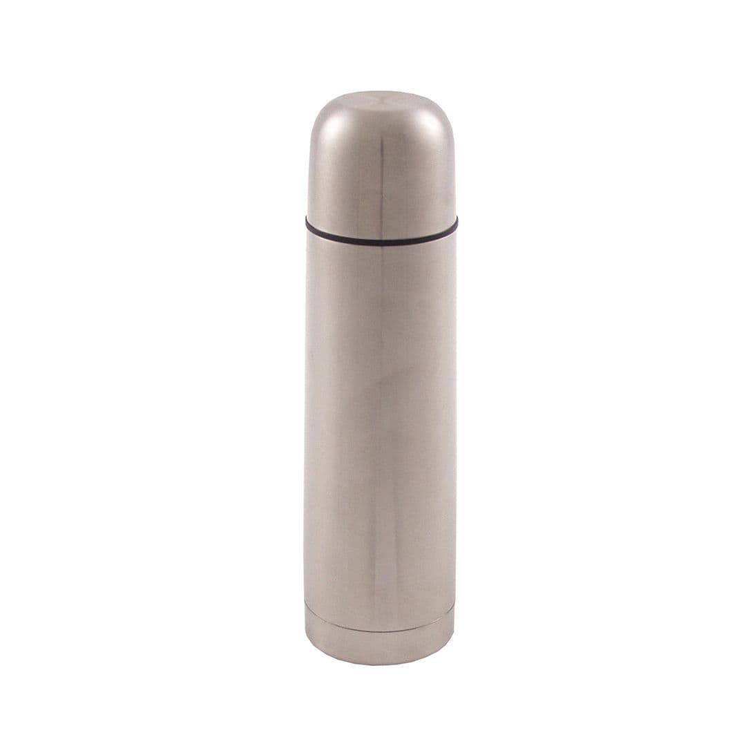 Fox Outdoors Vacuum Thermos Stainless Steel Flask Silver 1ltr
