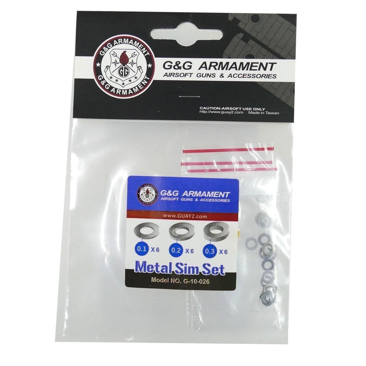 G&G Airsoft Gearbox Shim Set