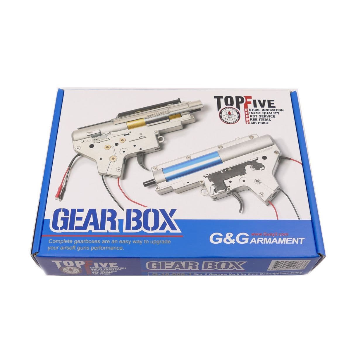 G&G Reinforced Ver 2 8mm Gearbox ETU / MOSFET Version