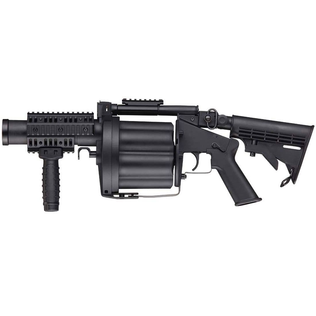 ICS Plastic MGL M203 Revolving Launcher Multi Grenade Launcher