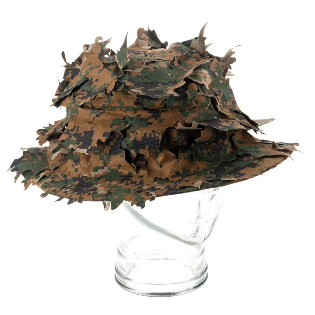 Invader Gear 3D Leaf Boonie Bush Hat Ghillie Marpat Digi Camo