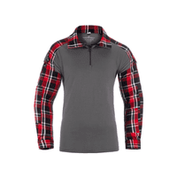 Invader Gear Flannel UBACS Combat Shirt Red /Grey