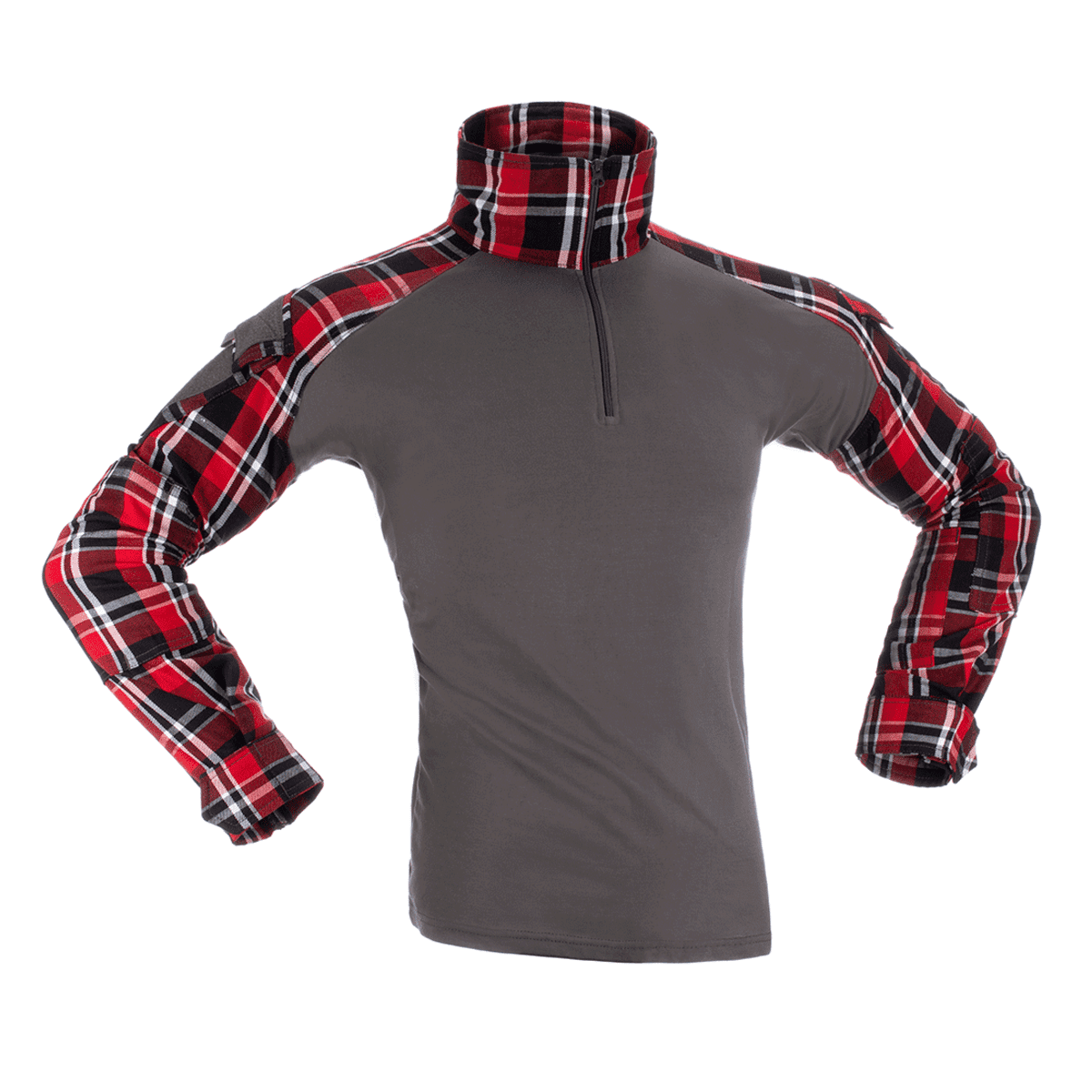 Invader Gear Flannel UBACS Combat Shirt Red /Grey