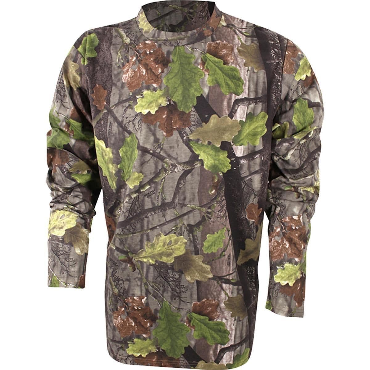 Jack Pyke Long Sleeve T-Shirt English Oak Evolution Cam