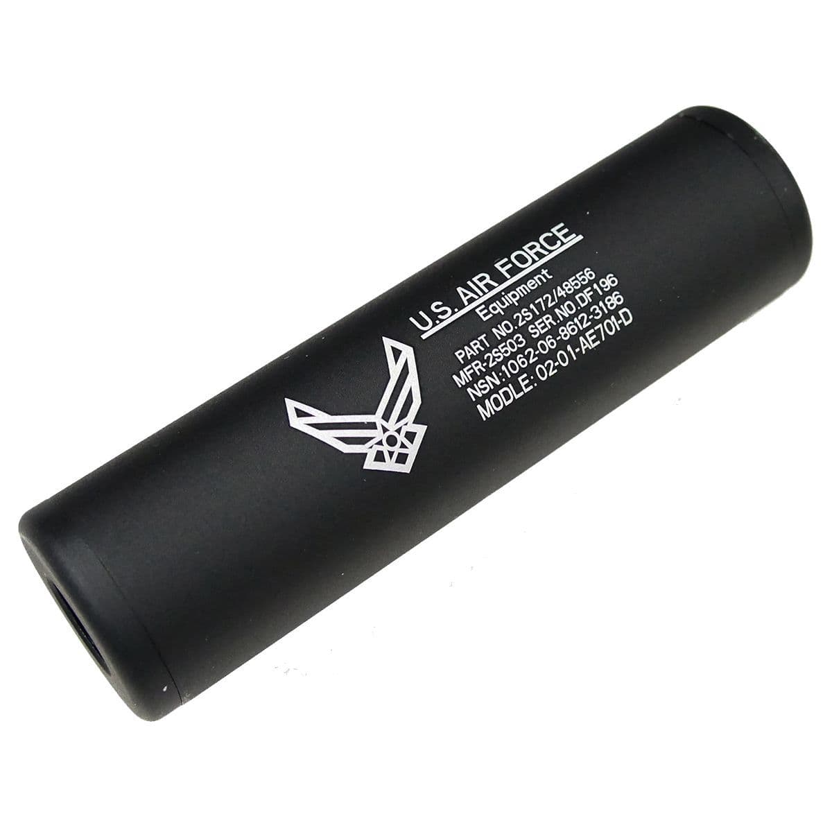 KING ARMS LIGHT WEIGHT BARREL EXTENSION US AIR FORCE BLACK