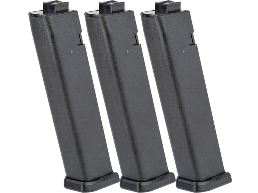 KWA Airsoft TK45 Ronin Series Magazine 80rd Box Set 3 Black 6mm bb s ...