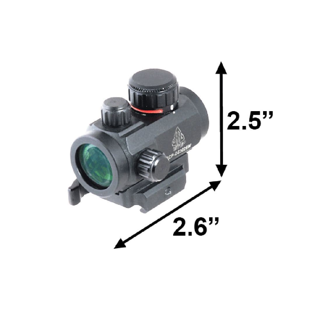 Leapers UTG 2 6" ITA Red / Green CQB Micro Dot Scope Sight Integral QD Mount