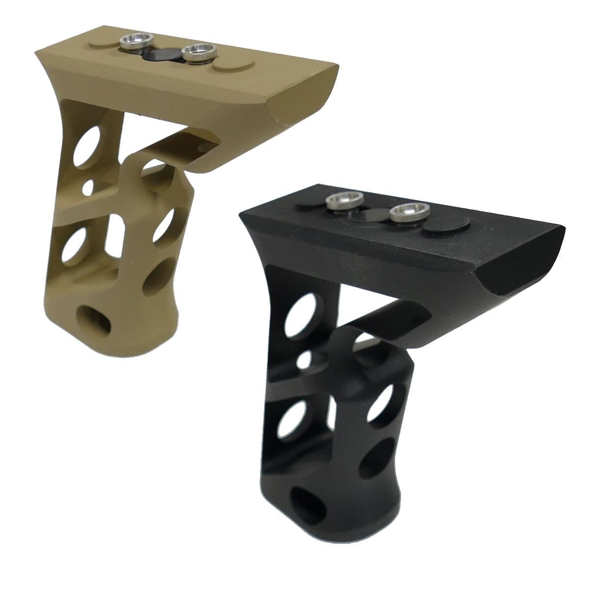 Metal Airsoft Front CNC Keymod Angle Forward Skeleton Gun Grip Key Slot