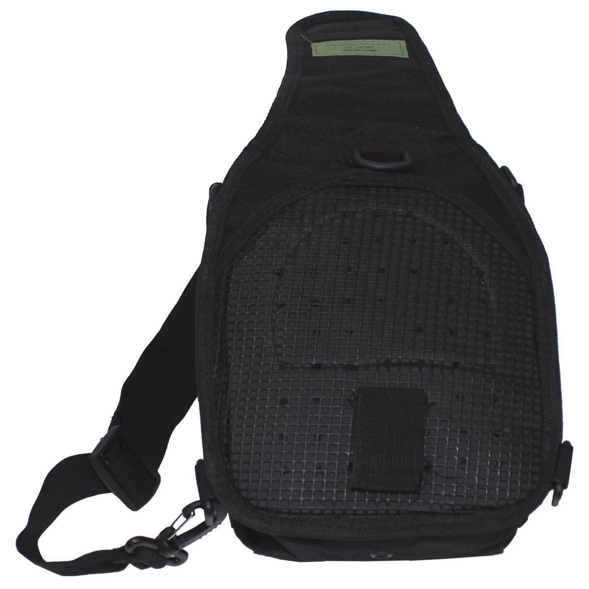 MFH Combat Tactical Shoulder Bag with Molle Attachments Black