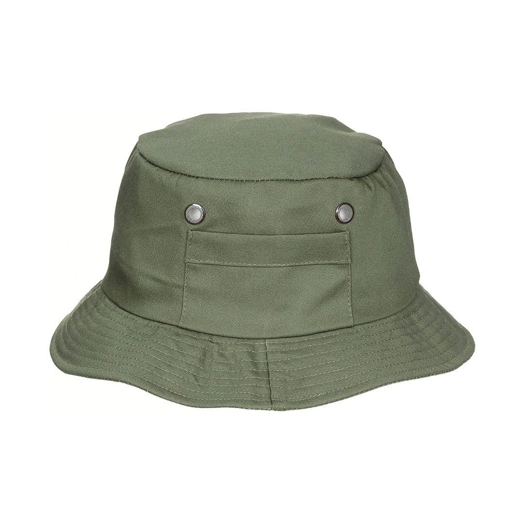 MFH Fishing Hat with Small Side Pocket OD Green