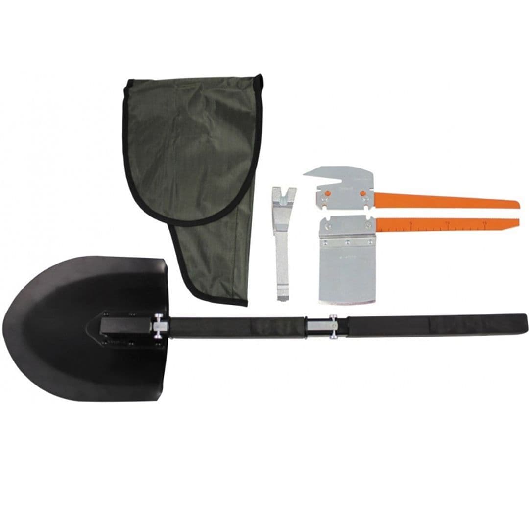 MFH SOS Multifunction Rescue Set Spade Shovel AXE Saw Crowbar Set ...