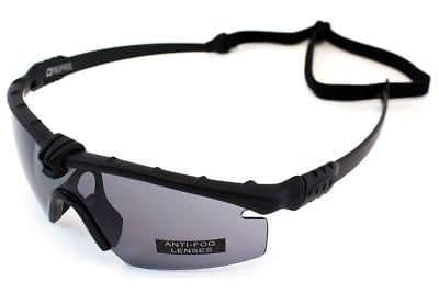 Nuprol Airsoft Battle Eye Pro Safety Glasses Black Frame
