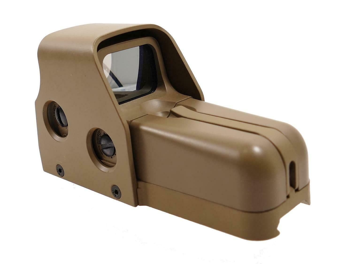 Nuprol Airsoft Tech 883 Holo Sight Dot Scope QD 20mm Mount FDE