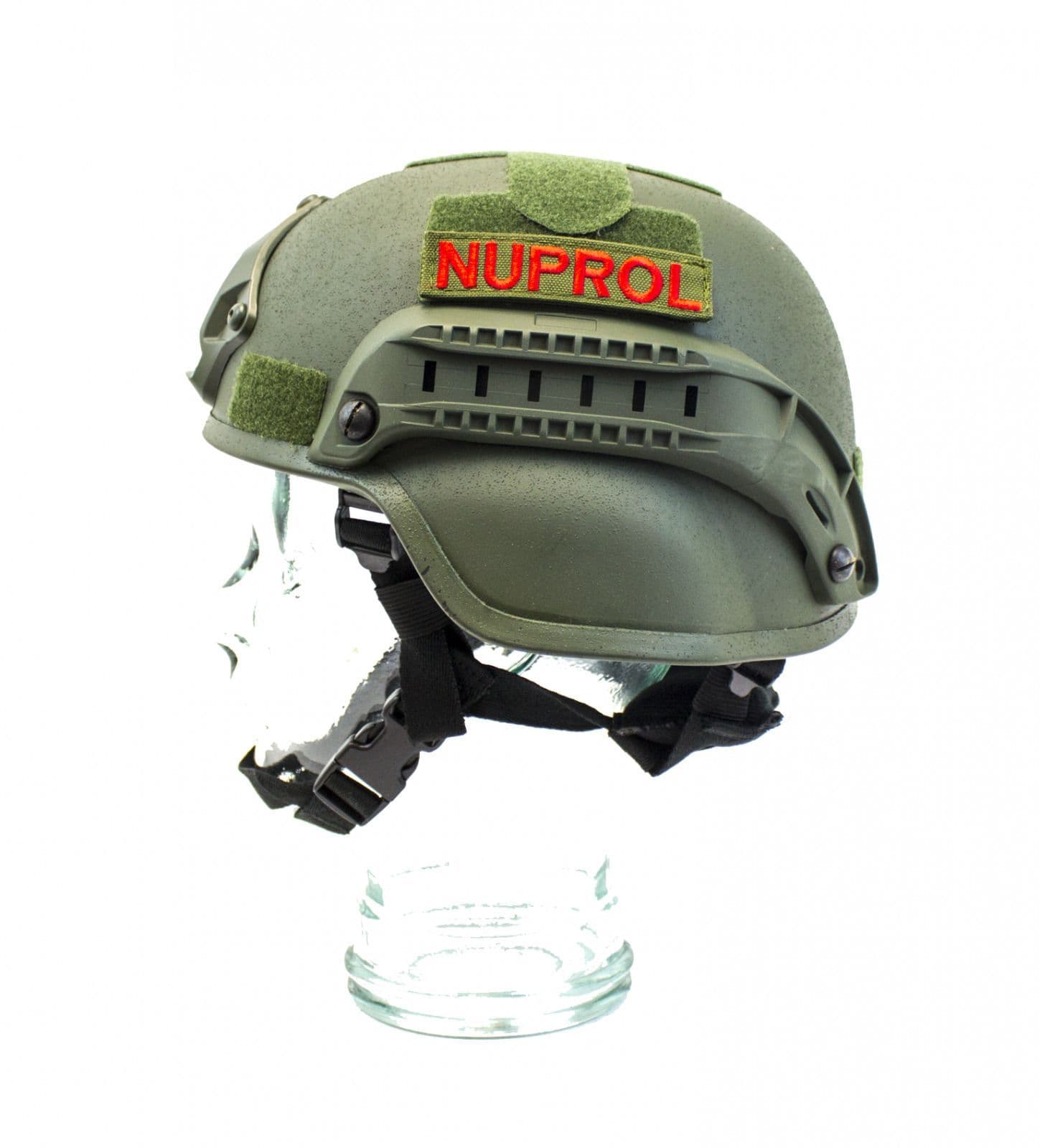 Nuprol IBH MICH 2000 Railed Helmet Green
