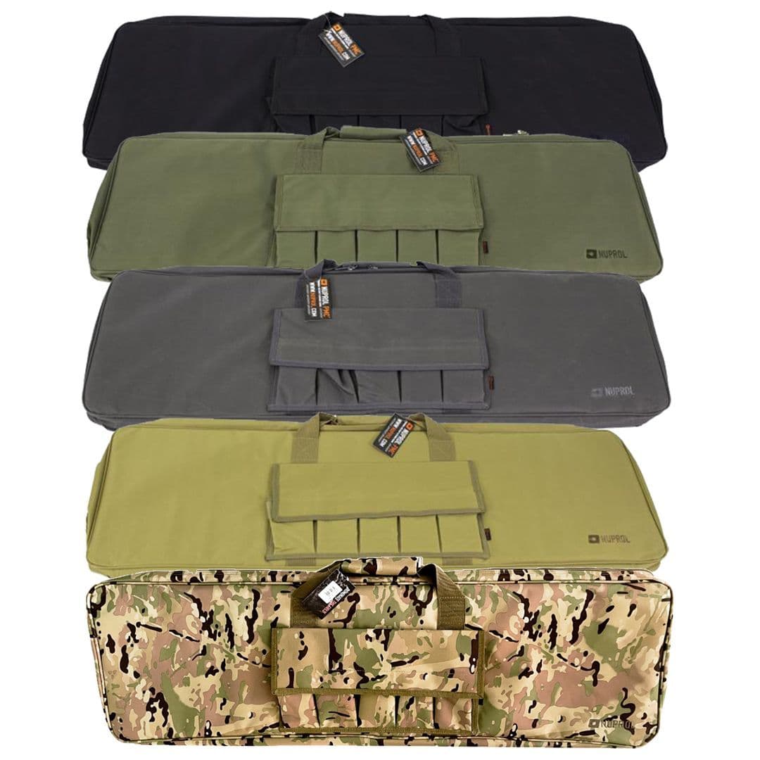 Nuprol PMC Essentials Airsoft Rifle Bag Soft Carry Case 42" Magazine Pouch