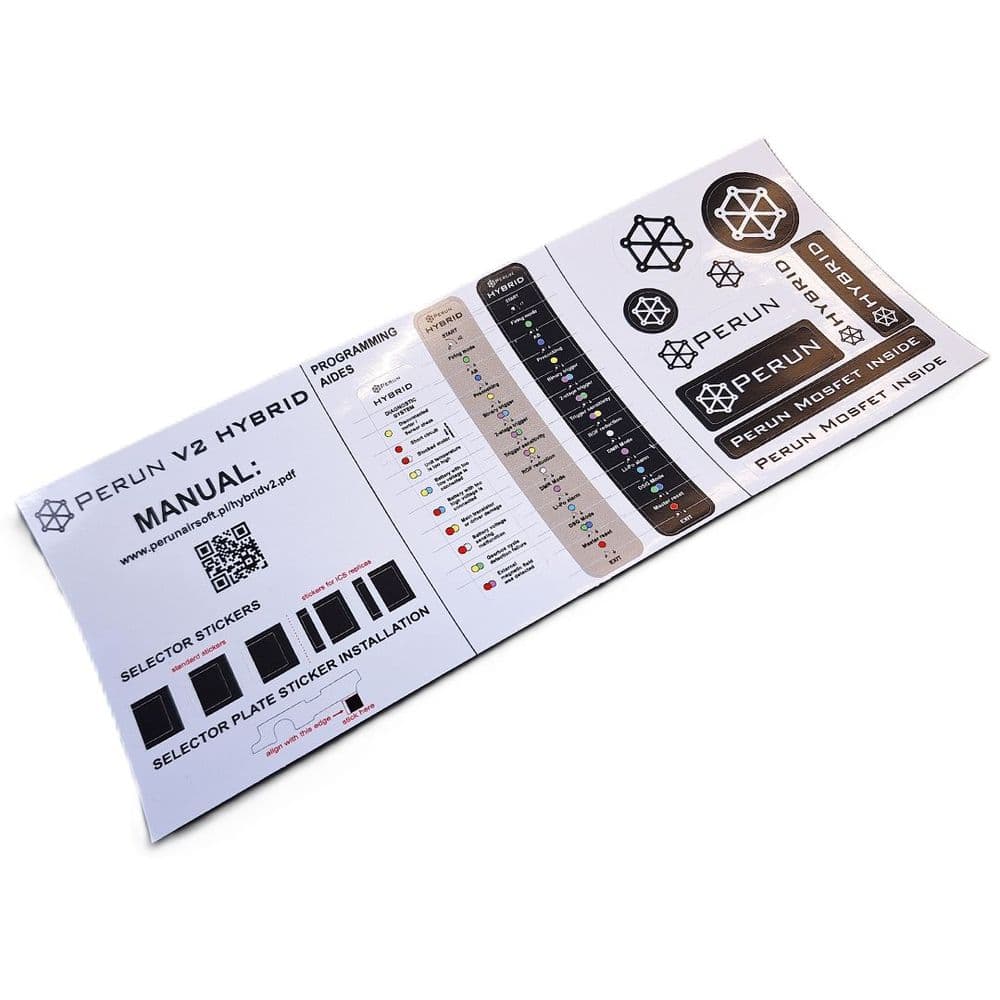 Perun Airsoft V2 Hybrid Sticker Set
