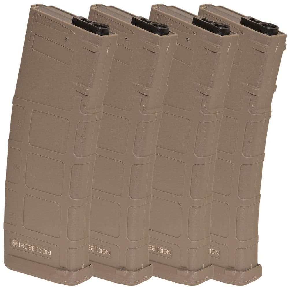 Poseidon M4 Series P-Mag Box Set 180rd Mid-Cap Tan