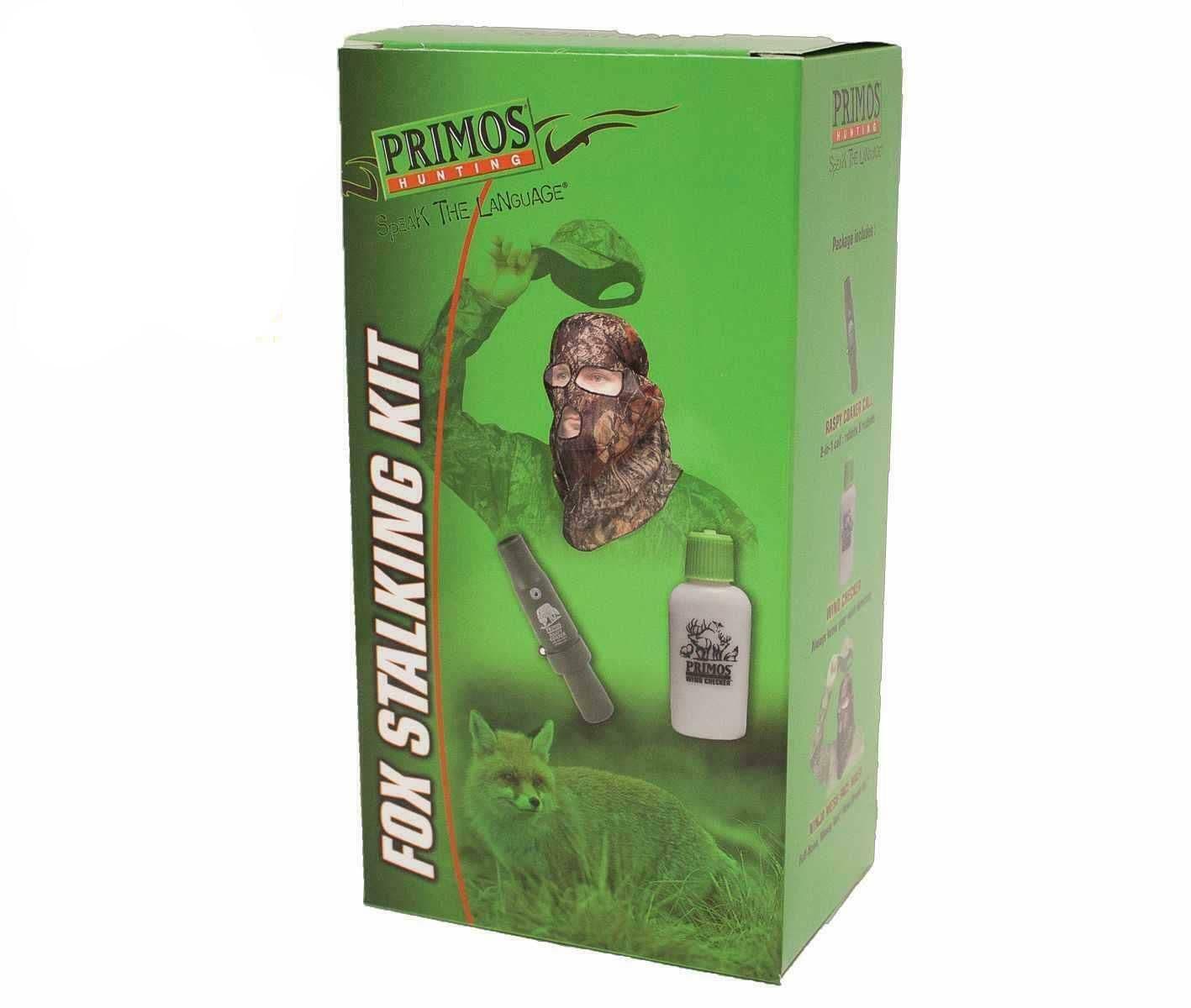 Primos Fox Stalking Kit Predator Call Mossey Oak Camo Balaclava Hunting