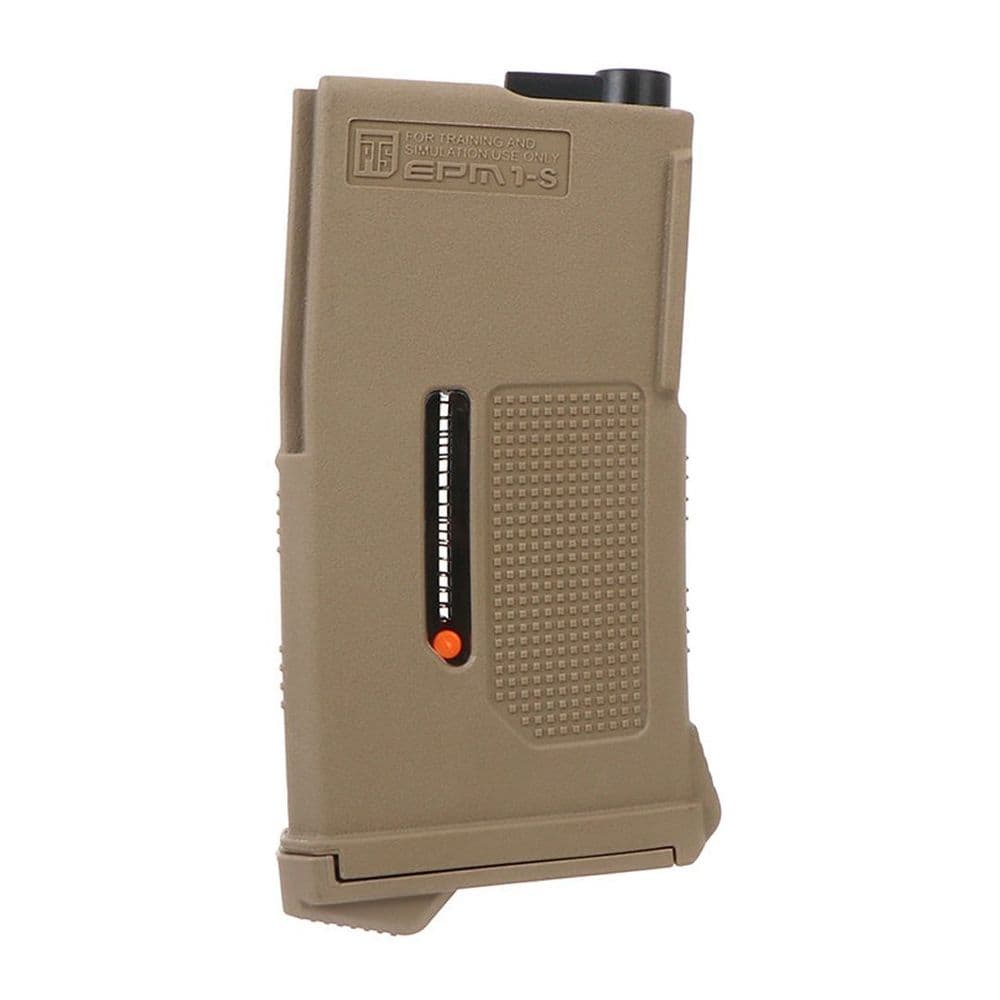 PTS Airsoft EPM1-S Polymer M-Series Magazine Short 170rd FDE PT174 6mm bb s