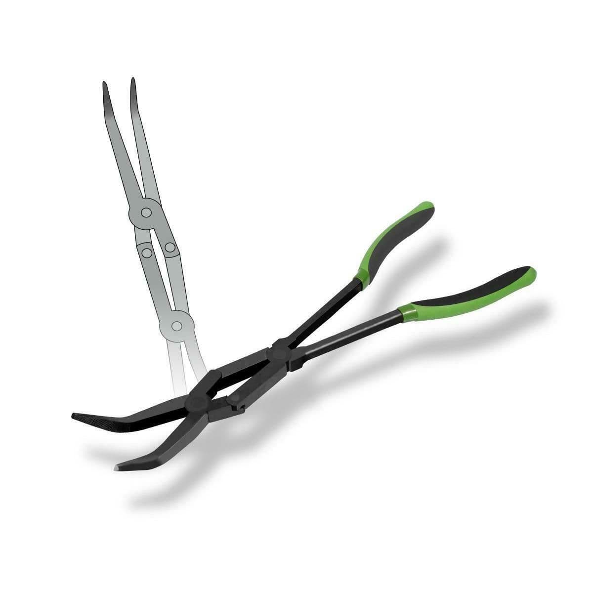 Quantum Mr Pike Power Pliers Double Joint Green Black 33cm