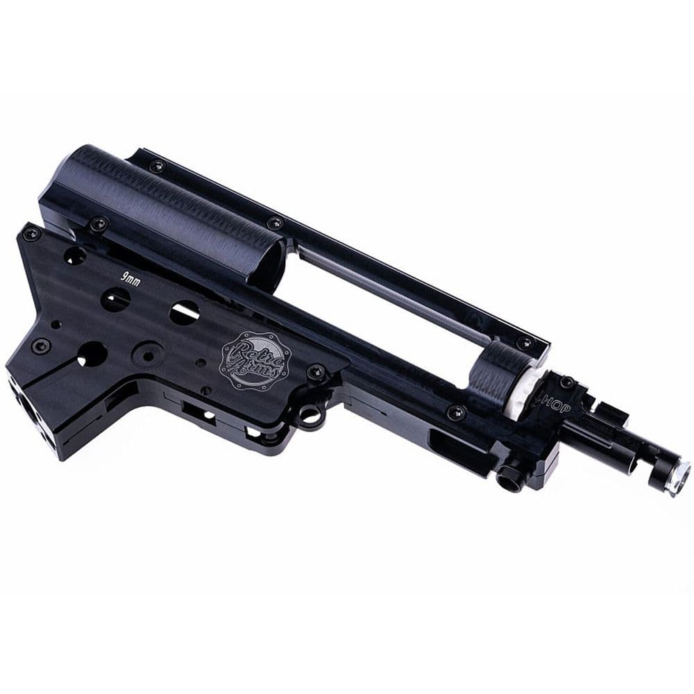 Retro Arms Airsoft V2 CNC Split Gearbox 9mm with Intergraded Hop Chamber Unit